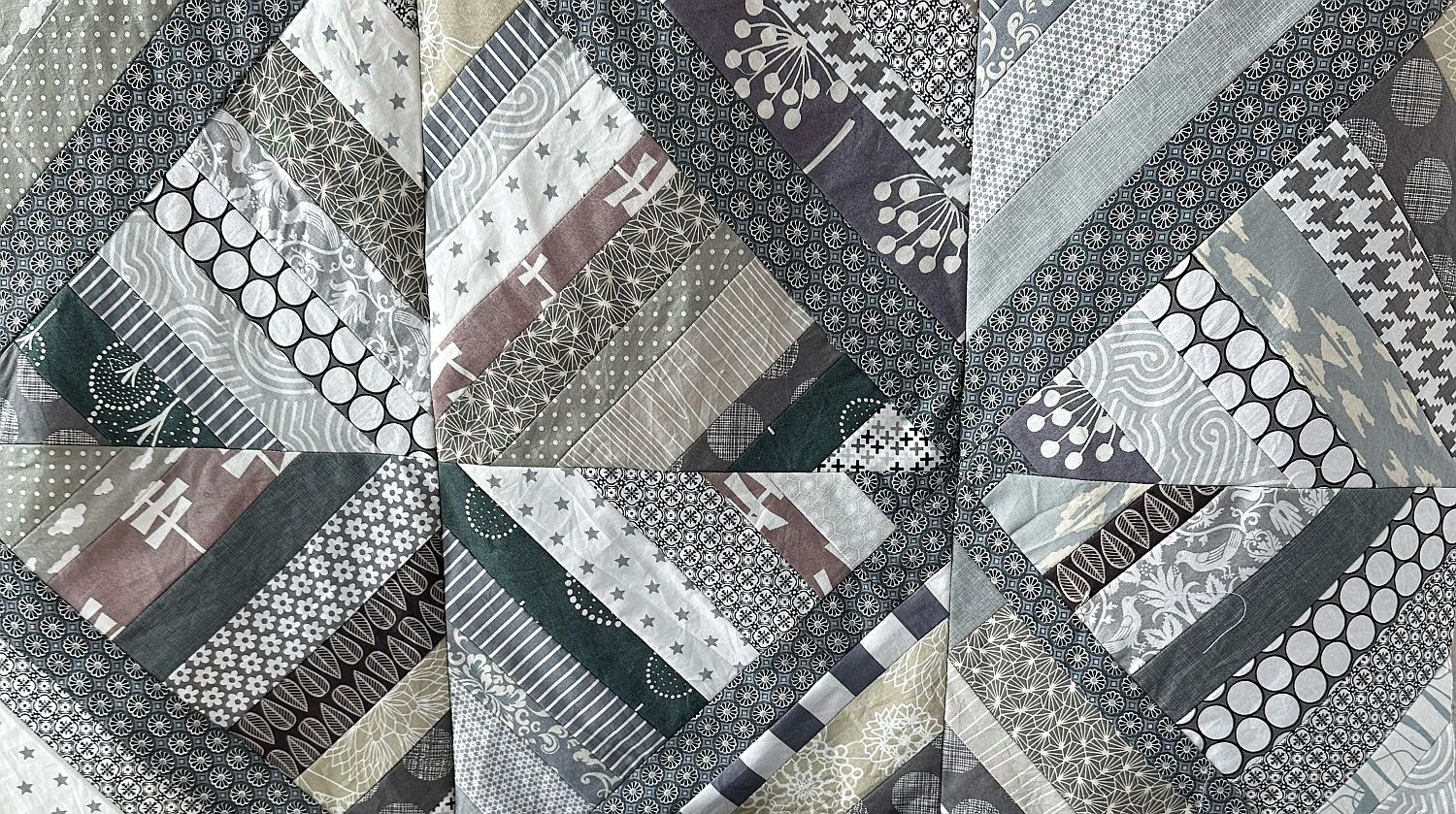 Patchwork aus Streifen - limetrees